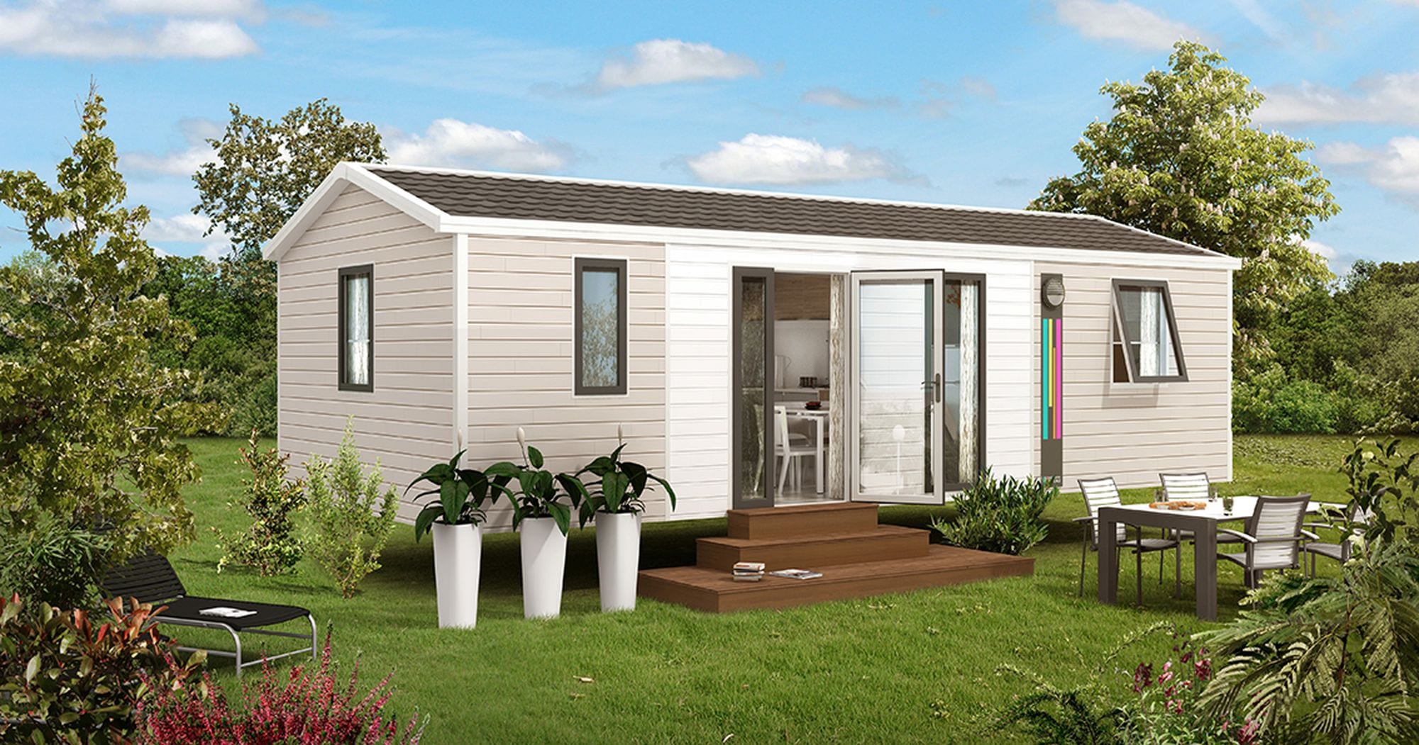 RIDOREV NIRVANA TRIO - Mobil home neuf - Gamme Essentiels - Zen Mobil homes